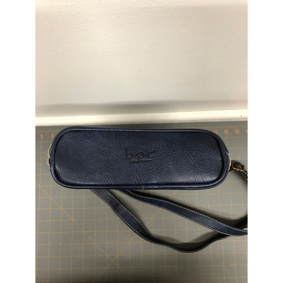 BOC Crossbody Shoulder Bag Purse Blue Born Concept Faux Leather | eBay
