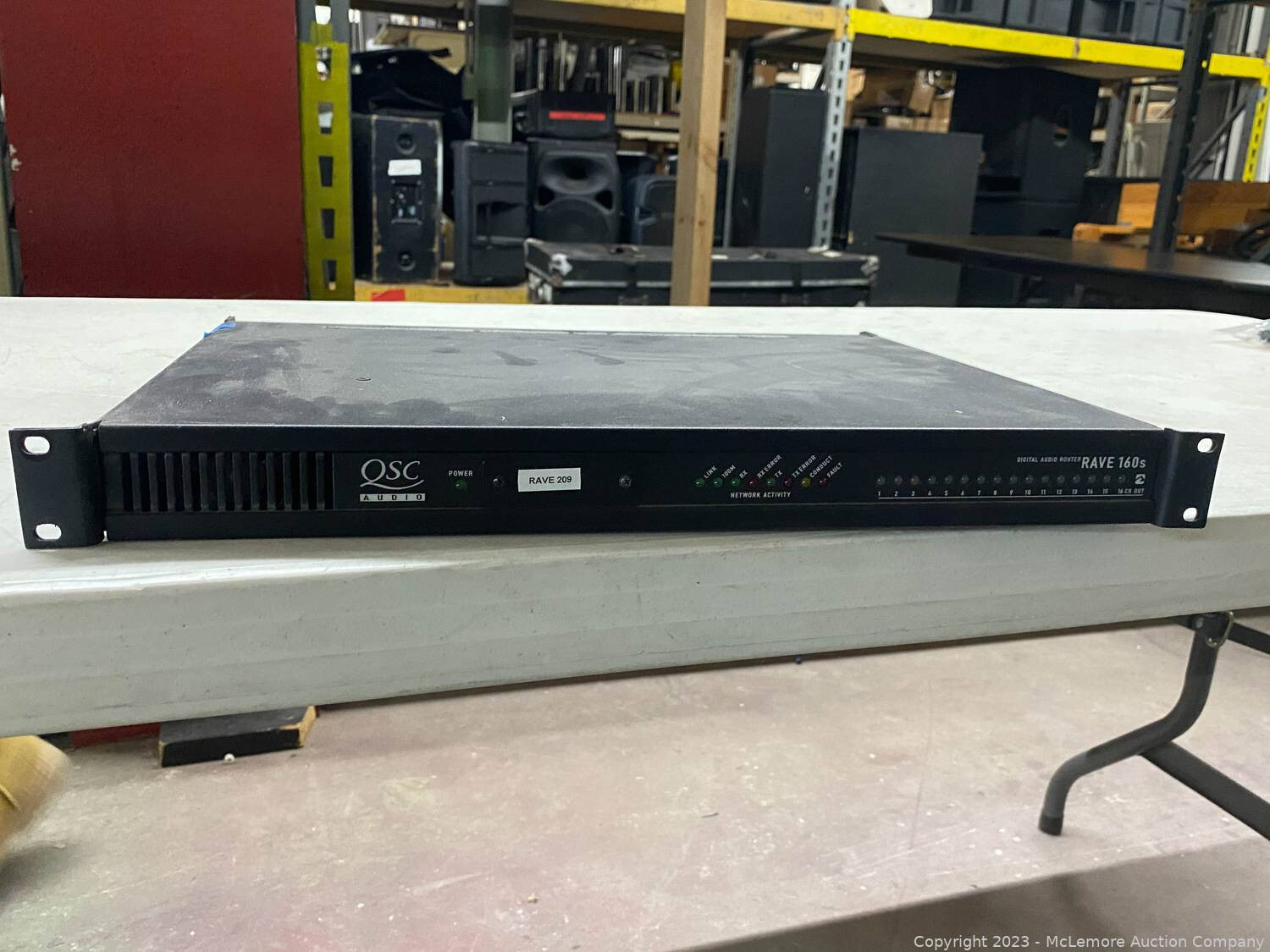 QSC RAVE 160s-24 Digital Audio Router | eBay