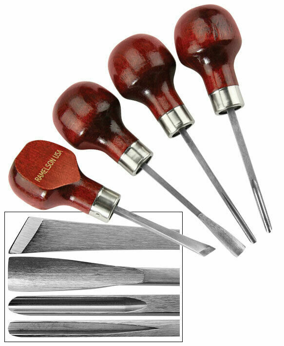 Enlow Carving Faces Workbook & 4pc Woodcarving Tool Set Customized for ...