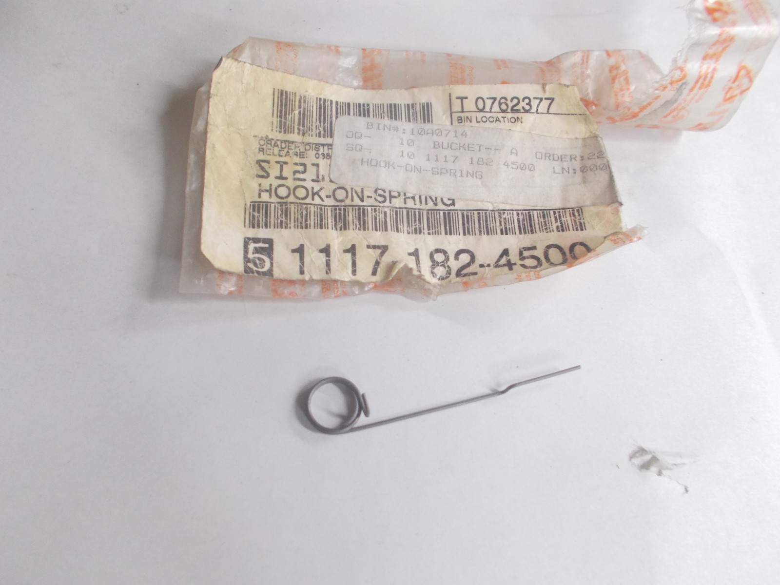 Stihl Hook-On-Spring / Torsion OEM 1117-182-4500 #GM-K1F2 | eBay