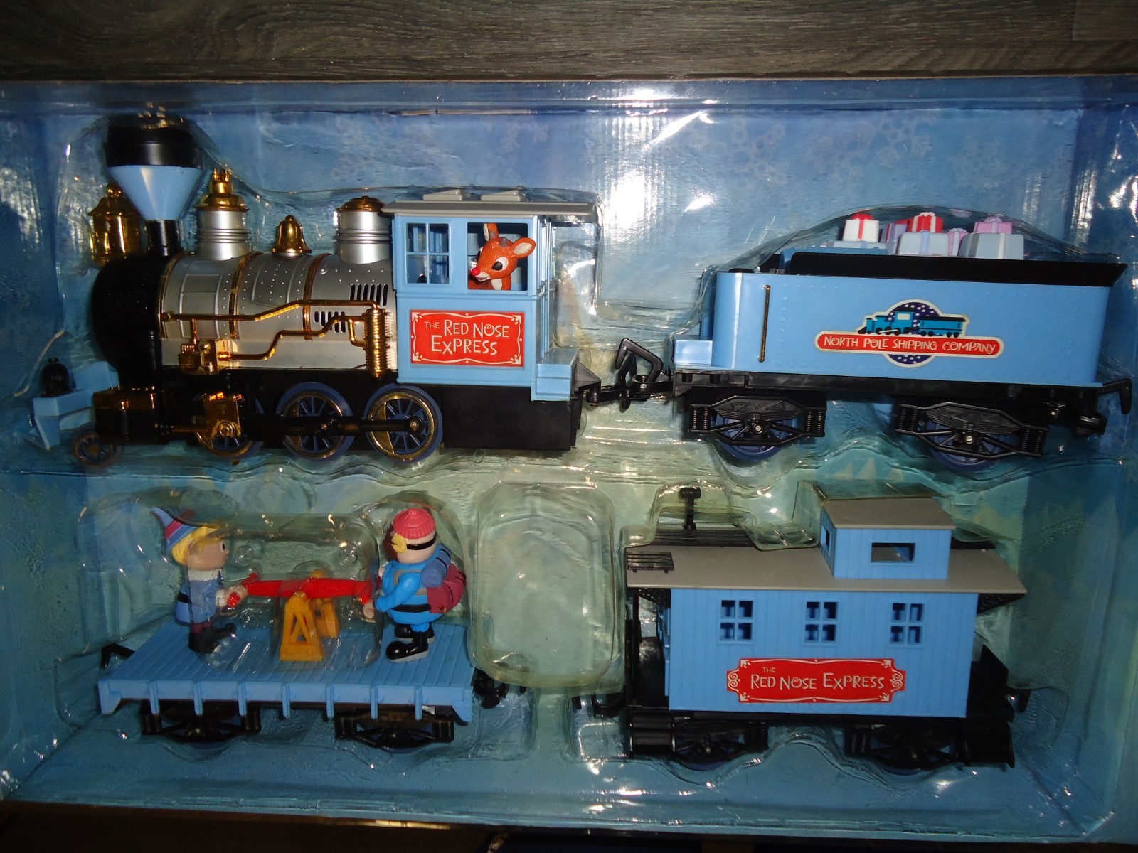 Island of Misfits toys Rudolf train set memory lane | eBay