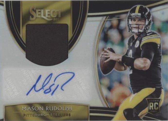 2018 Panini Select - Rookie Signature Memorabilia Mason Rudolph #RM-MR ...