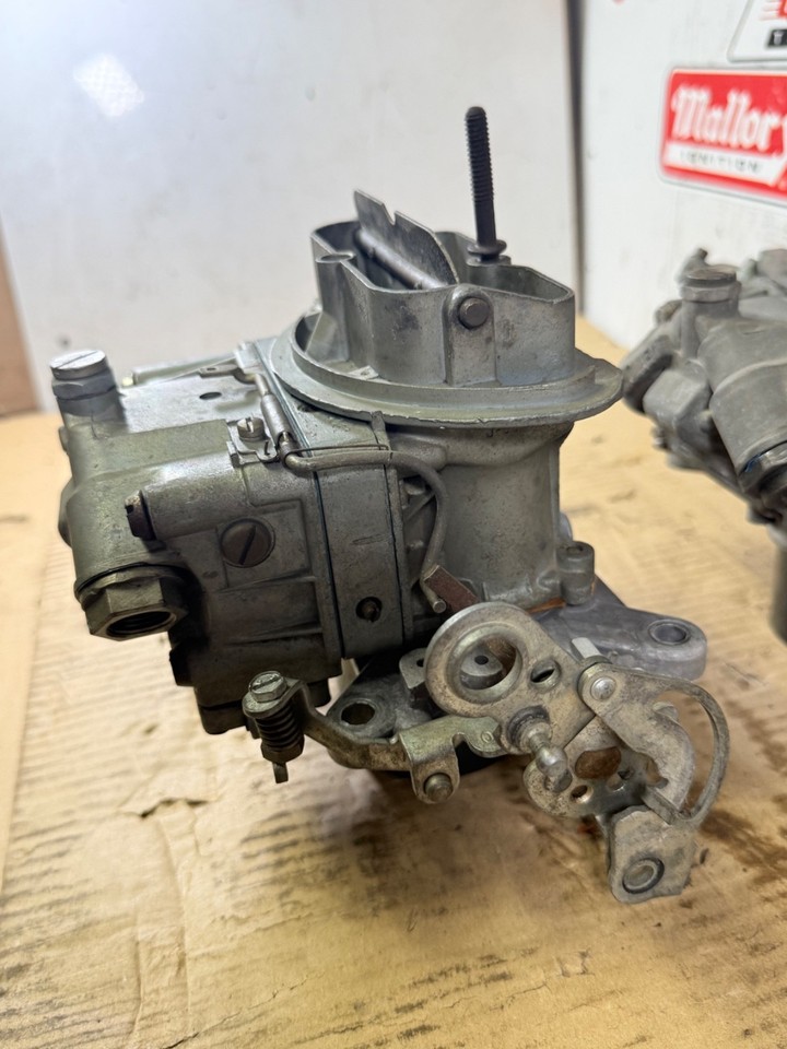 1969 C3 Corvette 427 CARBURETOR 3X2 3659 4055 HOLLEY TRI-POWER L68 L71 ...