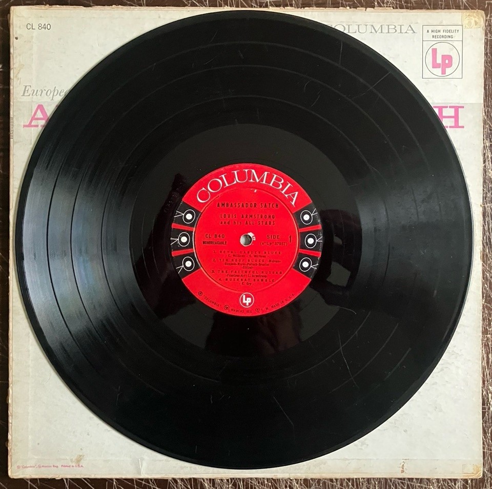 Louis Armstrong And His All-Stars - Ambassador Satch - Columbia CL-840 ...