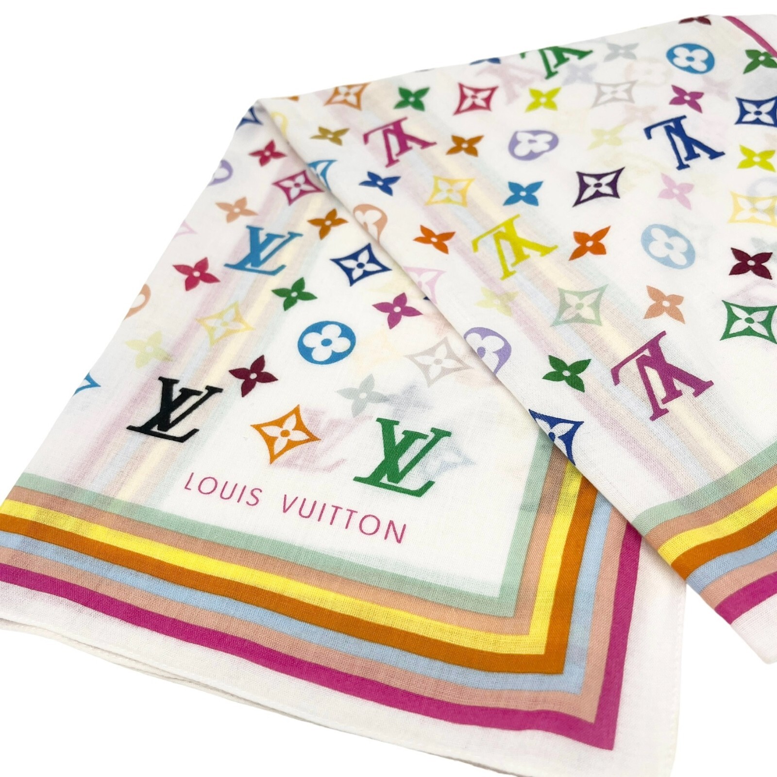 LOUIS VUITTON Vintage LV Monogram Logo Multicolor Sc… - Gem