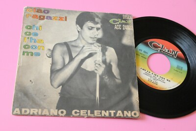 Celentano 7" Chi Ce L'Ha Con Me Orig Italy 1965 | eBay