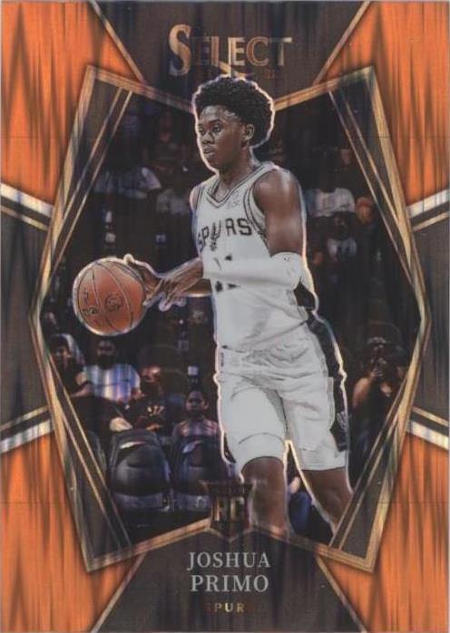 2021-22 Panini Select - Premier Level Joshua Primo #153 Orange Flash ...