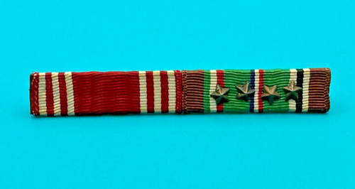 WWII WW2 US Theatre Made Two Ribbon Bars (EAME, Army GC) RB154 | eBay