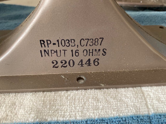 1962 vintage Pair Jensen P8-UM/LF/A645/RP103A/72020L (SET 1) | eBay