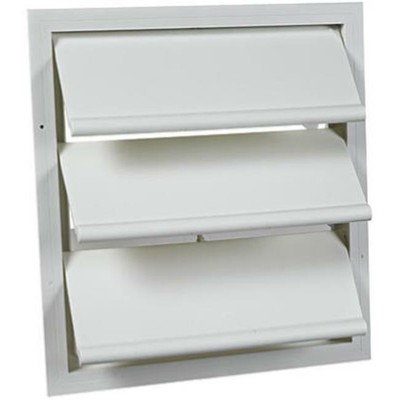 Air Vent 54703 Automatic Gable Shutter - White | eBay
