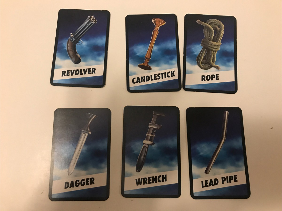 Clue Weapon Cards The Shocklands Of Ravnica: Clue Edition Original