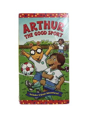 Arthur The Good Sport VHS-2002 PBS Kids 3 Great Adventures-Brand New ...