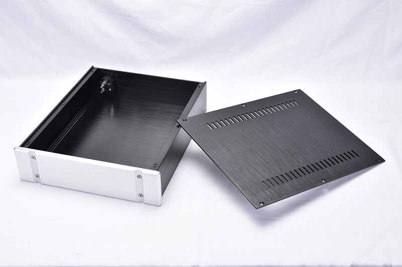 Full aluminum 2607B blank amplifier chassis DAC enclosure preamp box ...