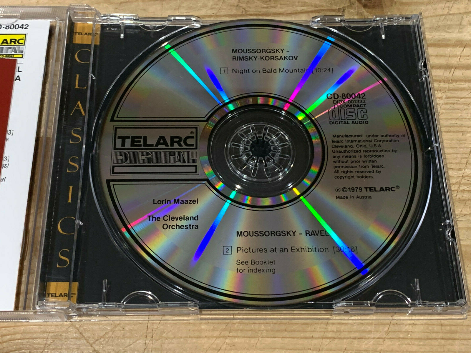 Mussorgsky / Ravel Pictures at an Exhibition LORIN MAAZEL TELARC CD ...