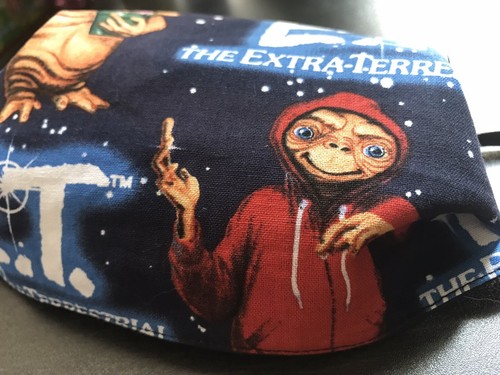 ET EXTRA-TERRESTRIAL HANDMADE TRIPLE LAYERS COTTON/POLYESTER MASK ...