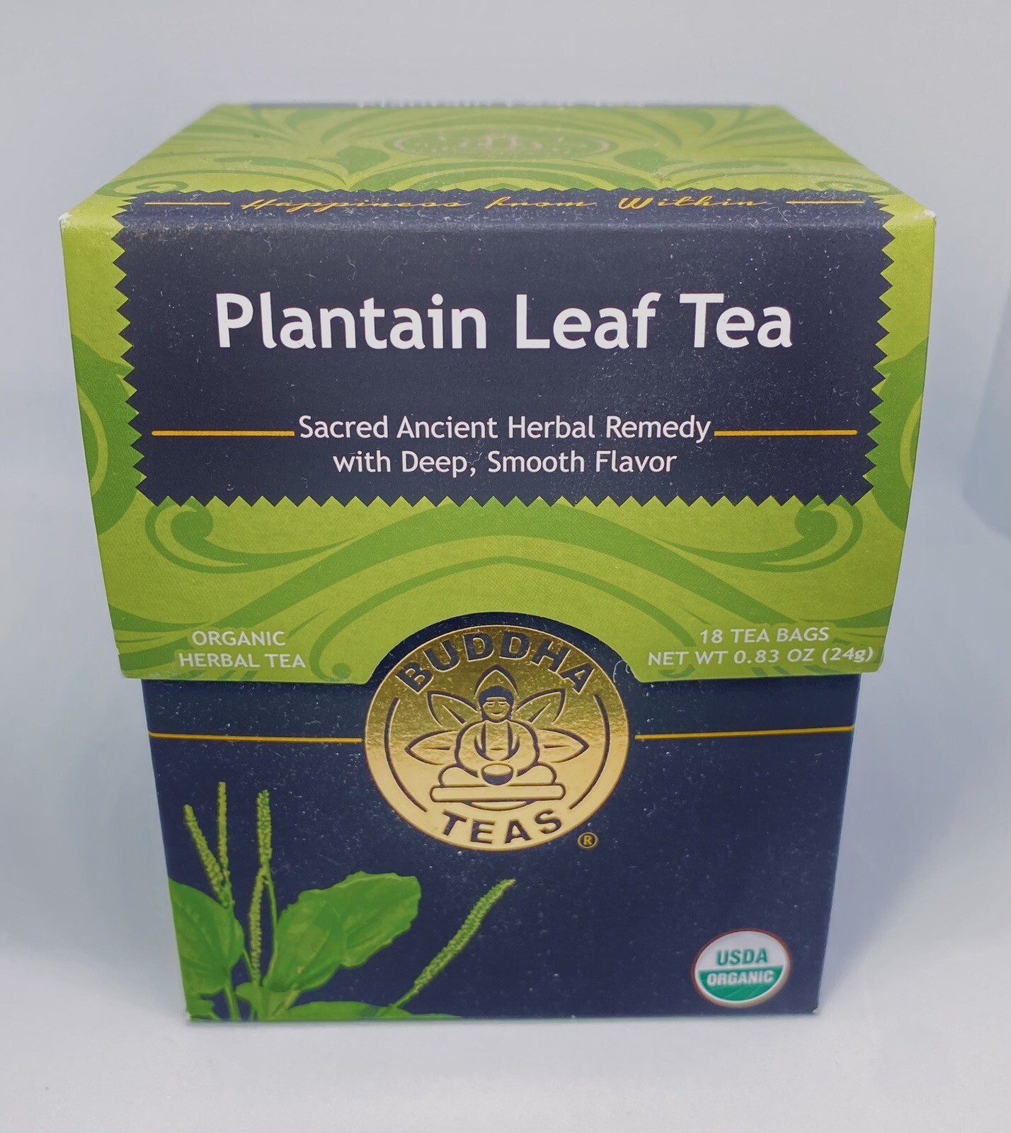 Plantain Leaf Tea Buddha Teas 18 tea bag 1 pack for sale online | eBay