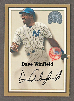 Dave Winfield 2000 Greats Of The Game SP Autograph New York Yankees HOF ...
