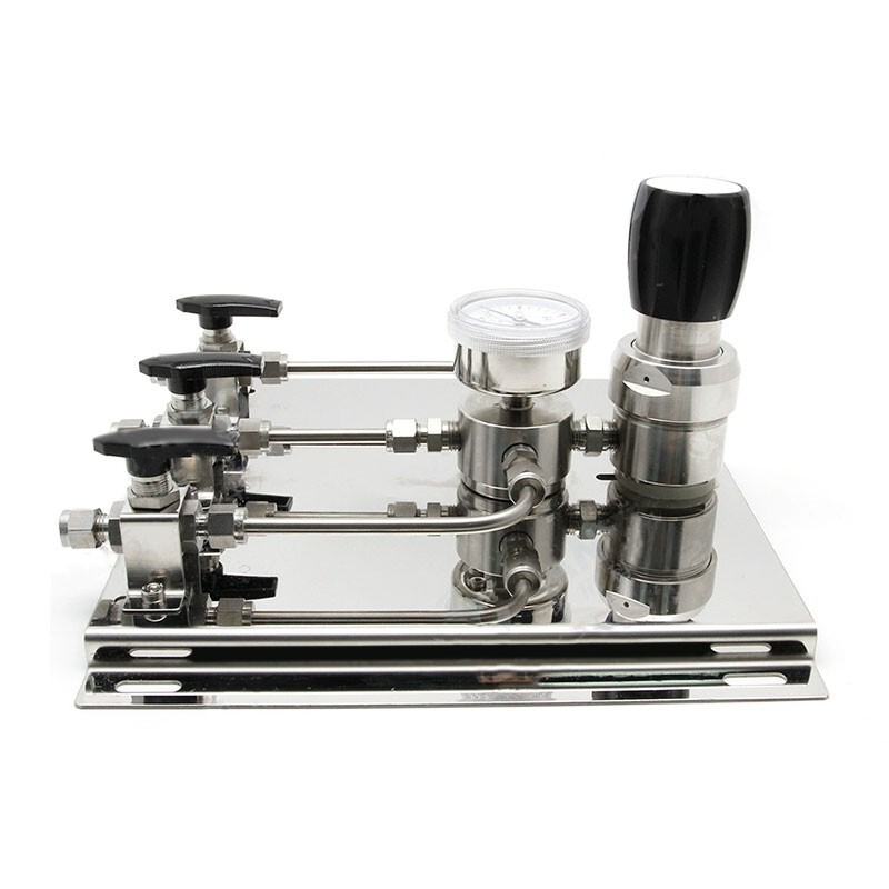 3000psig Stainless Steel Gas Control Panel Pressure Reducing Valve ...