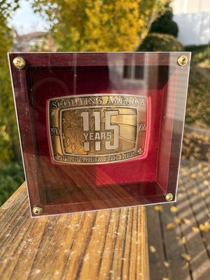 Scouting America 115 Year Anniversary Belt Buckle New In Display Case ...