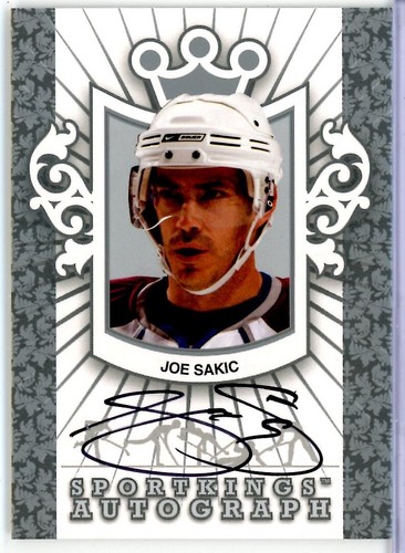 2010 Sportkings Autograph Silver #AJS1 Joe Sakic AUTO /40* - Colorado ...