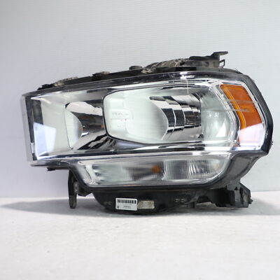 19-20 Dodge Ram 2500 halogen chrome bezel Left Side Headlight OEM ...