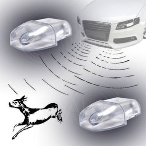 4 X Stick On ANIMAL VEHICLE SENSORS Ultrasonic Car/Van Safety Alert ...