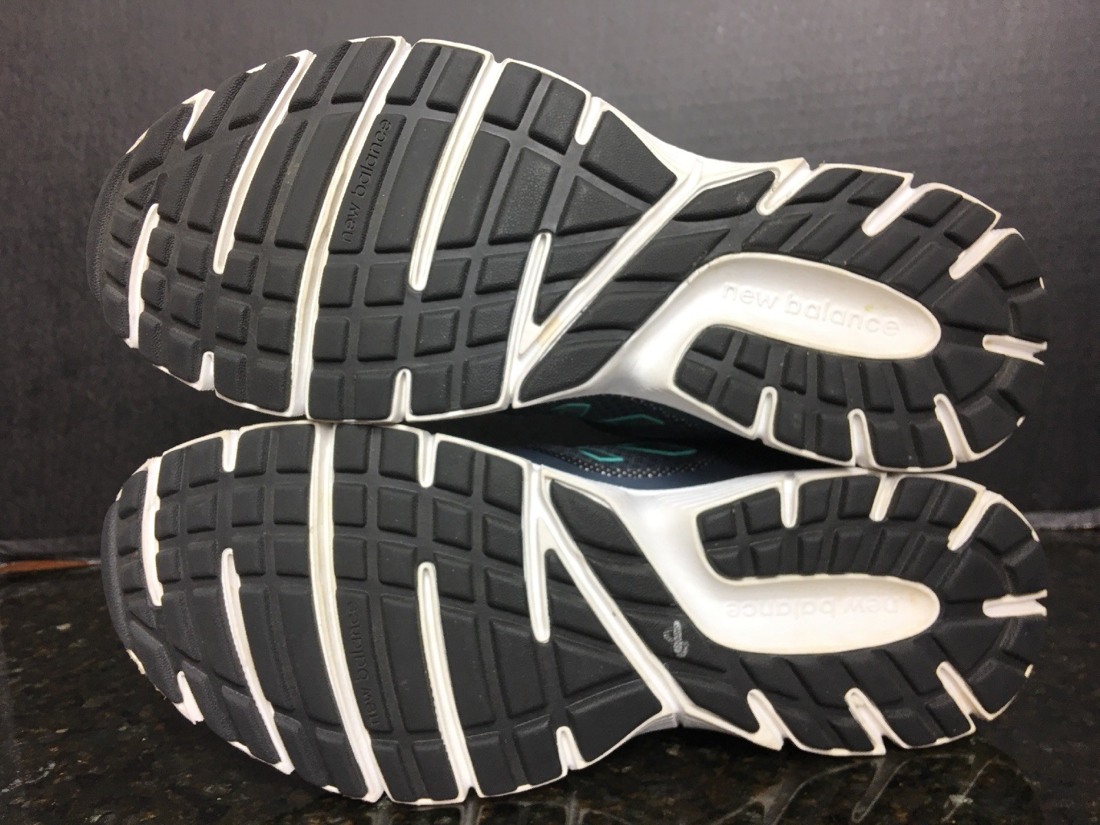 Womens New Balance comfort ride Navy Blue athletic shoe memory sole Sz ...