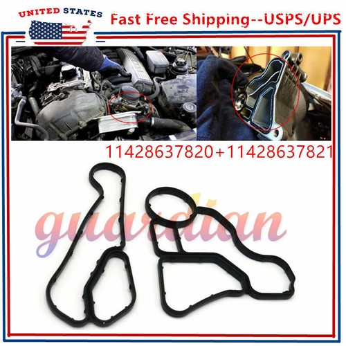 Oil Filter Housing Gasket & Cooler Seal Set 11428637820 11428637821 For ...
