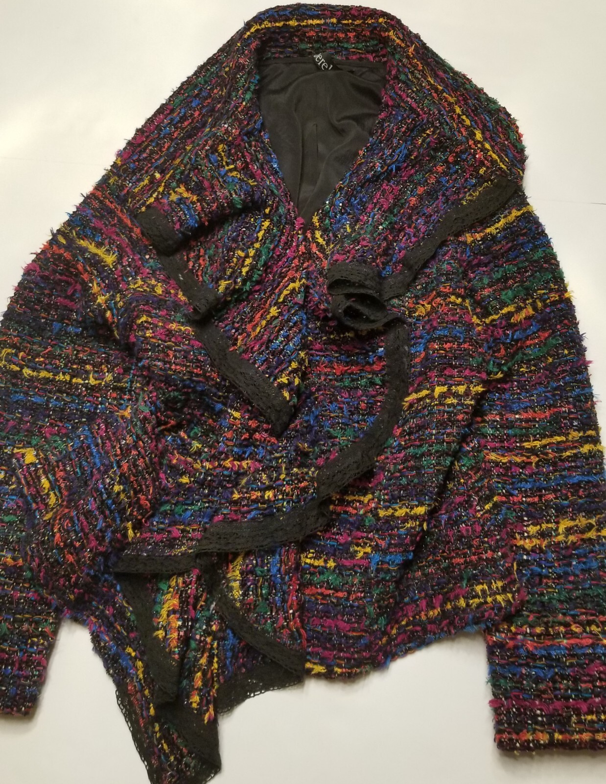 Vintage Berek Sweater Vibrant Colors Size Large hook … - Gem