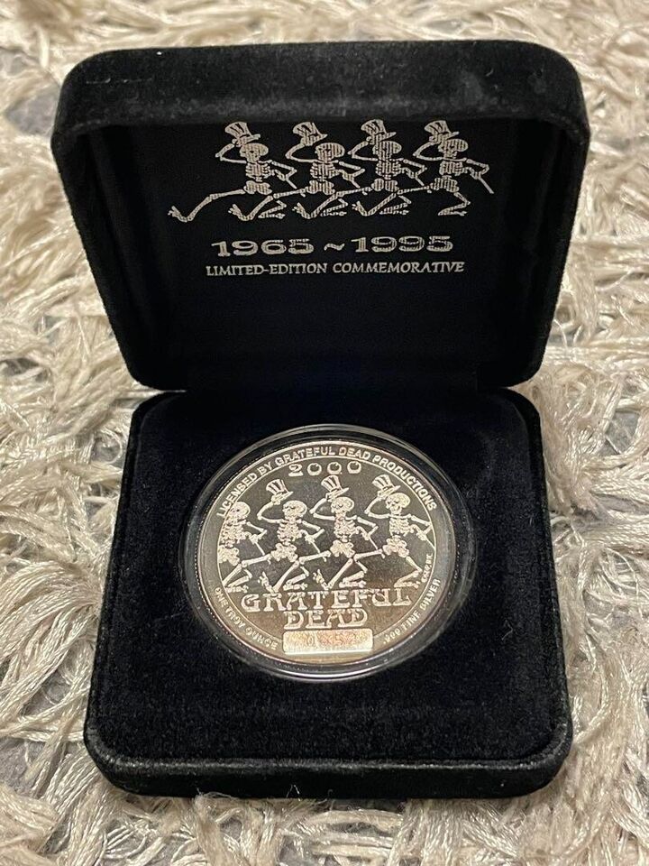 Grateful Dead Steal Your Face Limited Edition Pure Silver Coin | eBay