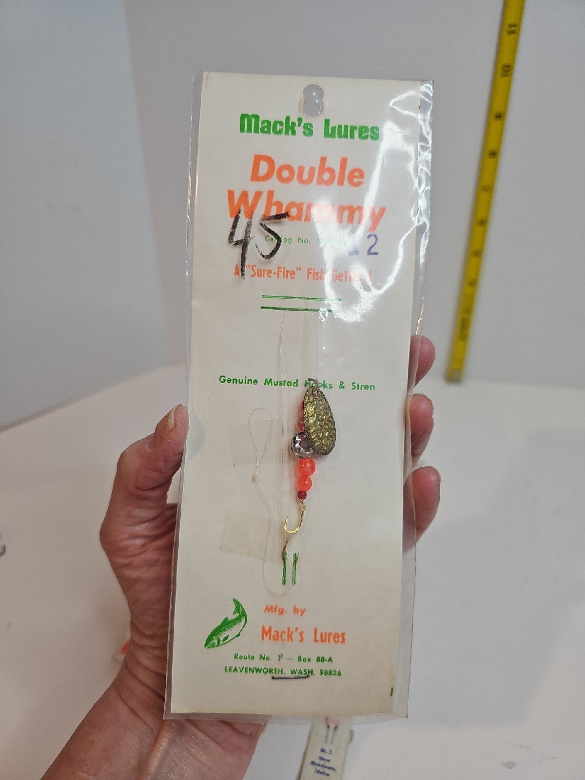 Lot Of 4 Vintage Mack's Lures, 1701-W Double Whammy, Kokanee Killer New ...
