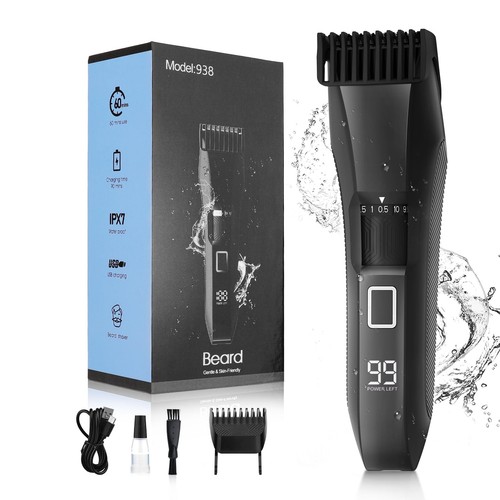 Manscape Beard Trimmer for Men, 20 Length Adjustable, Cordless ...