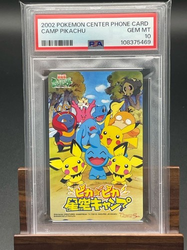 PSA10 Telephone Card Pokemon Pikachu Pichu Kodak Phone Quo Book Cards ...