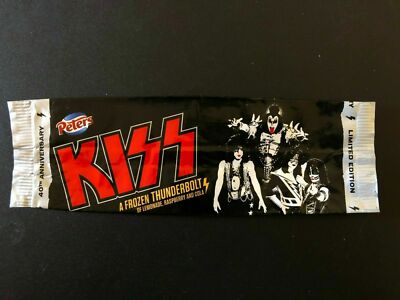 KISS Popsicle Ice Block Empty Wrapper from 2013 by Peters Ice Cream in ...