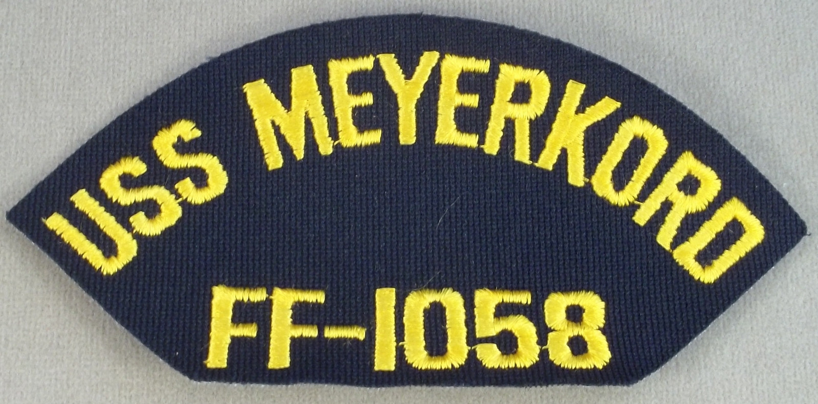 US Navy Cap Patch USS Meyerkord FF-1058 ( Knox Class Frigate ) | eBay