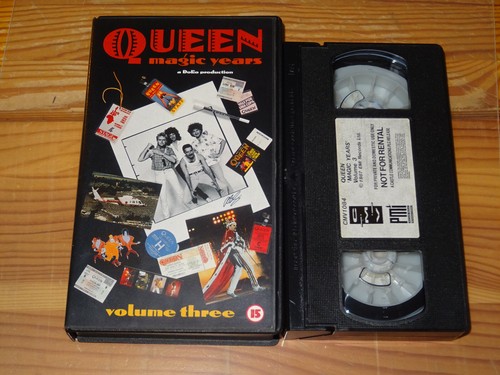 QUEEN - MAGIC YEARS VOL. THREE (60 MIN) / EMI VHS-VIDEO 1987 (MINT ...