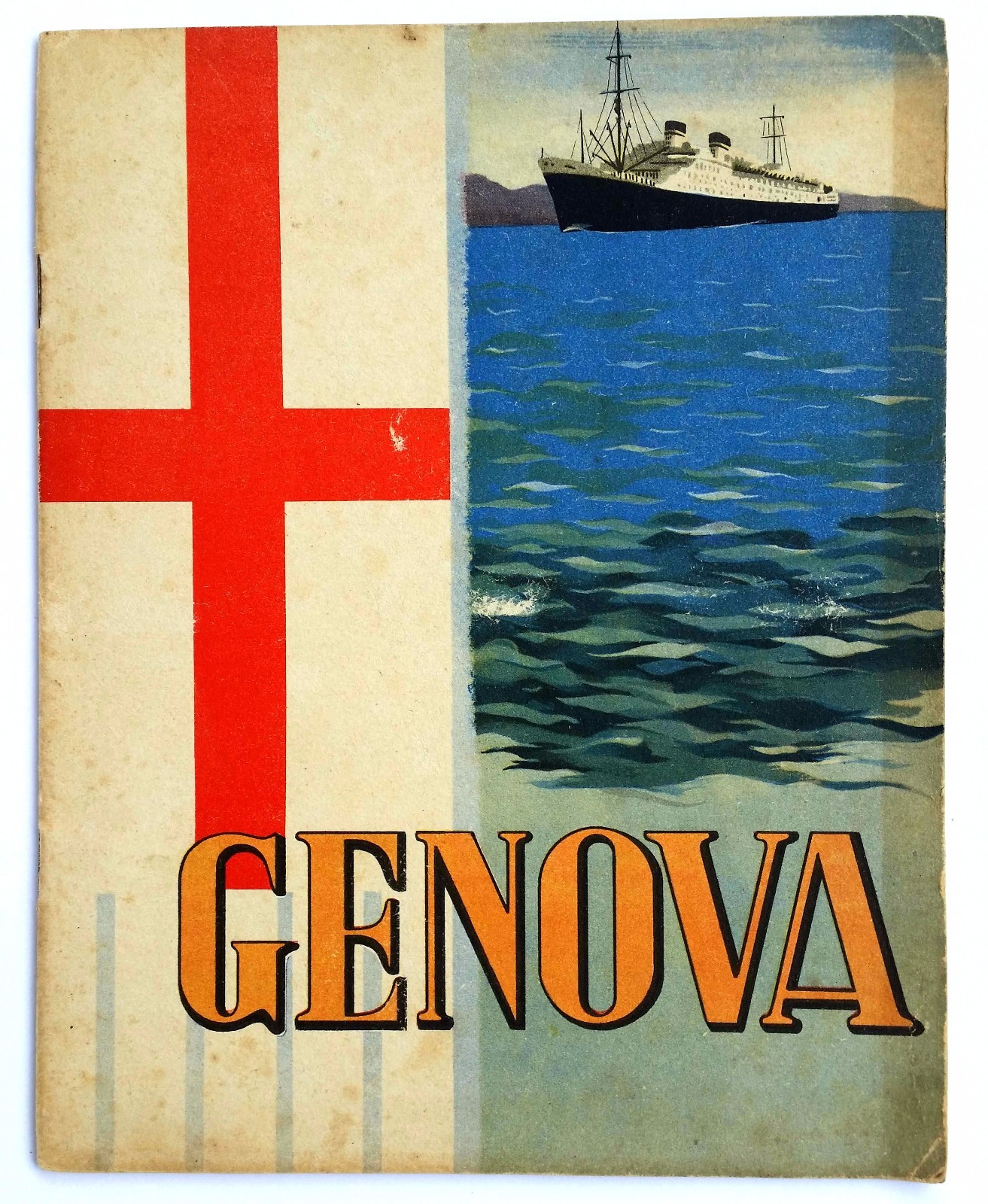 1937 Italy GENOA Travel Guide Book with Photo in German | eBay