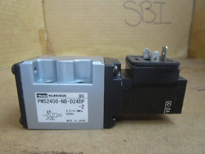Parker Kuroda Solenoid Valve PMS2406-NB-D24DP 24 VDC Used | eBay