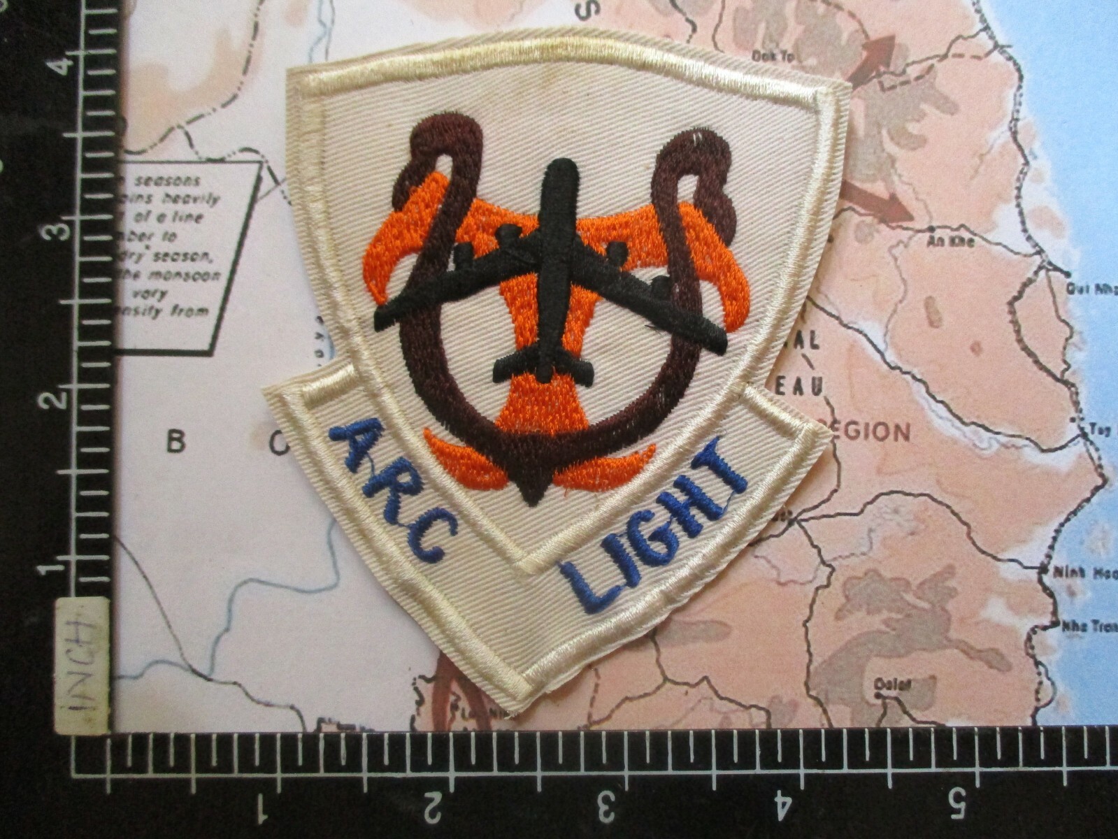 Patch , US Air Force 4258th SWO ARC LIGHT Operation SAC Task Force ...