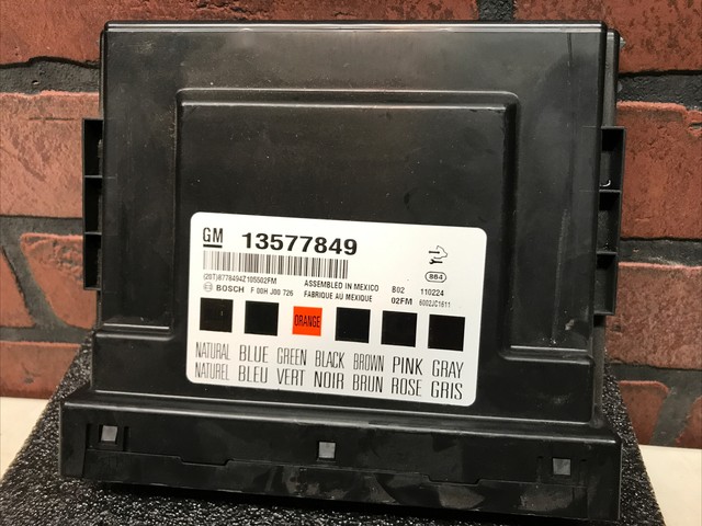 2011 Chevrolet Cruze Body Control Module BCM 13577849 for sale online ...