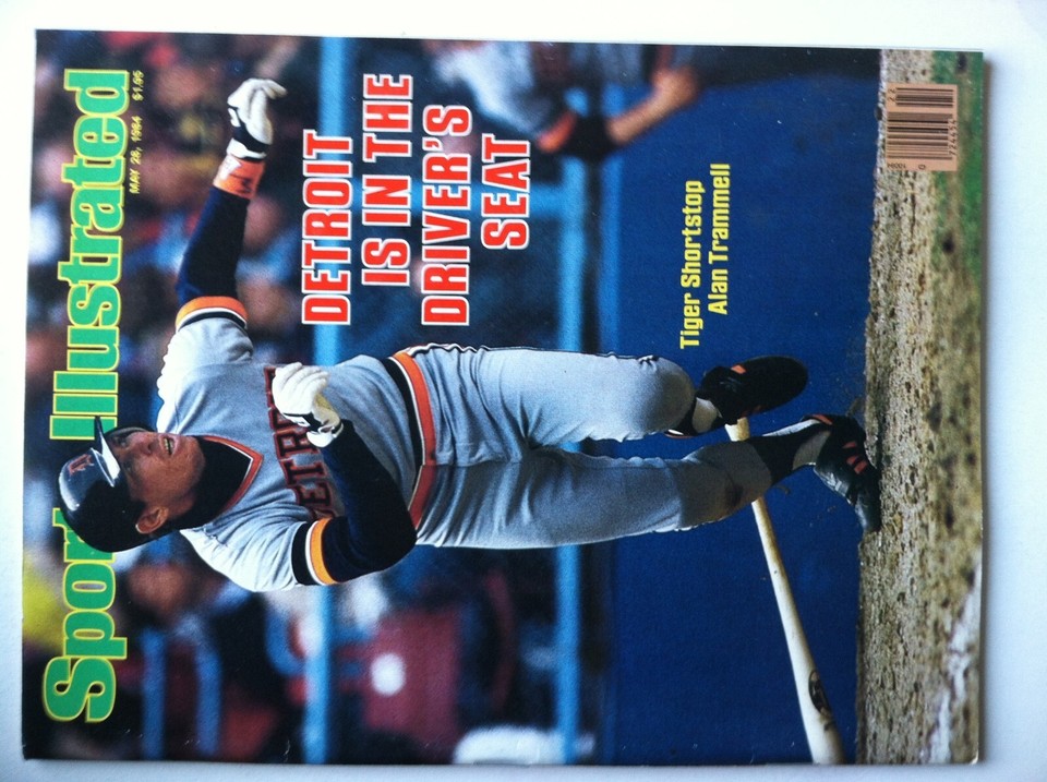 1984 ALAN TRAMMELL DETROIT TIGERS SHORTSTOP 5/29 Sports Illustrated NO ...