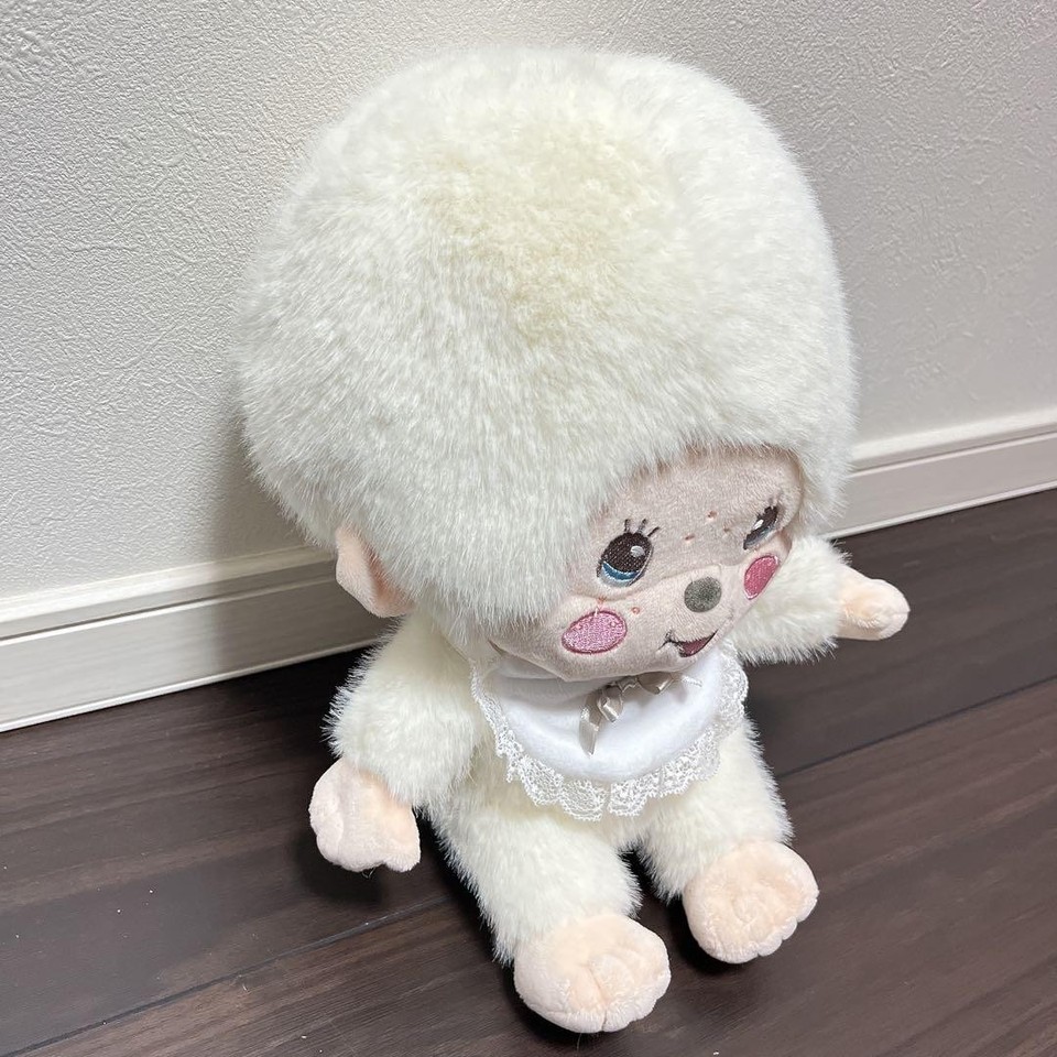 Monchhichi Snow Plush Toy Approx. 30Cm White Retro | eBay UK