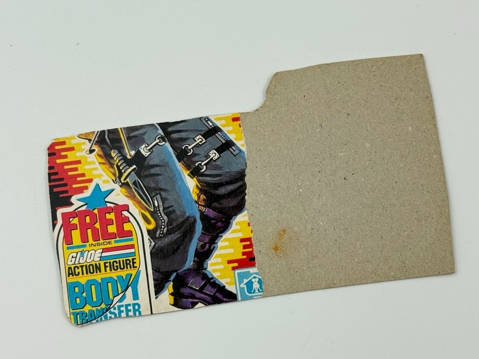 GI Joe Action Figure File Card ONLY Cobra Army Military Vintage | eBay UK