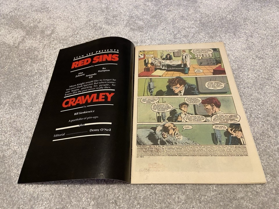 MOON KNIGHT #37-MAY.1984-MARVEL COMIC BOOK-IN PLASTIC SLEEVE | eBay UK