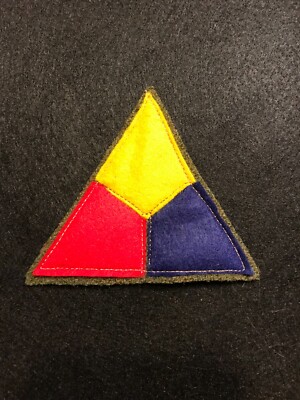 WWI US Army patch Tank Corps, Patch AEF wool felt | eBay