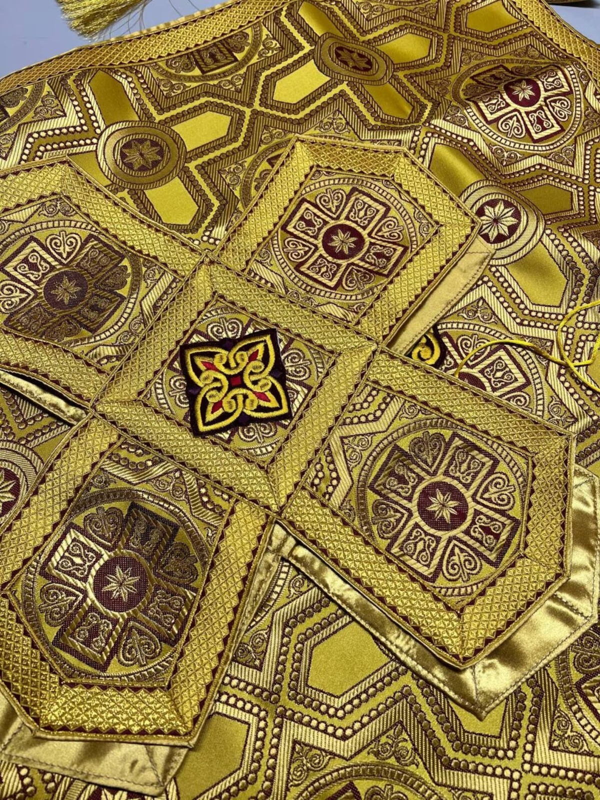 Embroidered Orthodox Golden Vestment | eBay