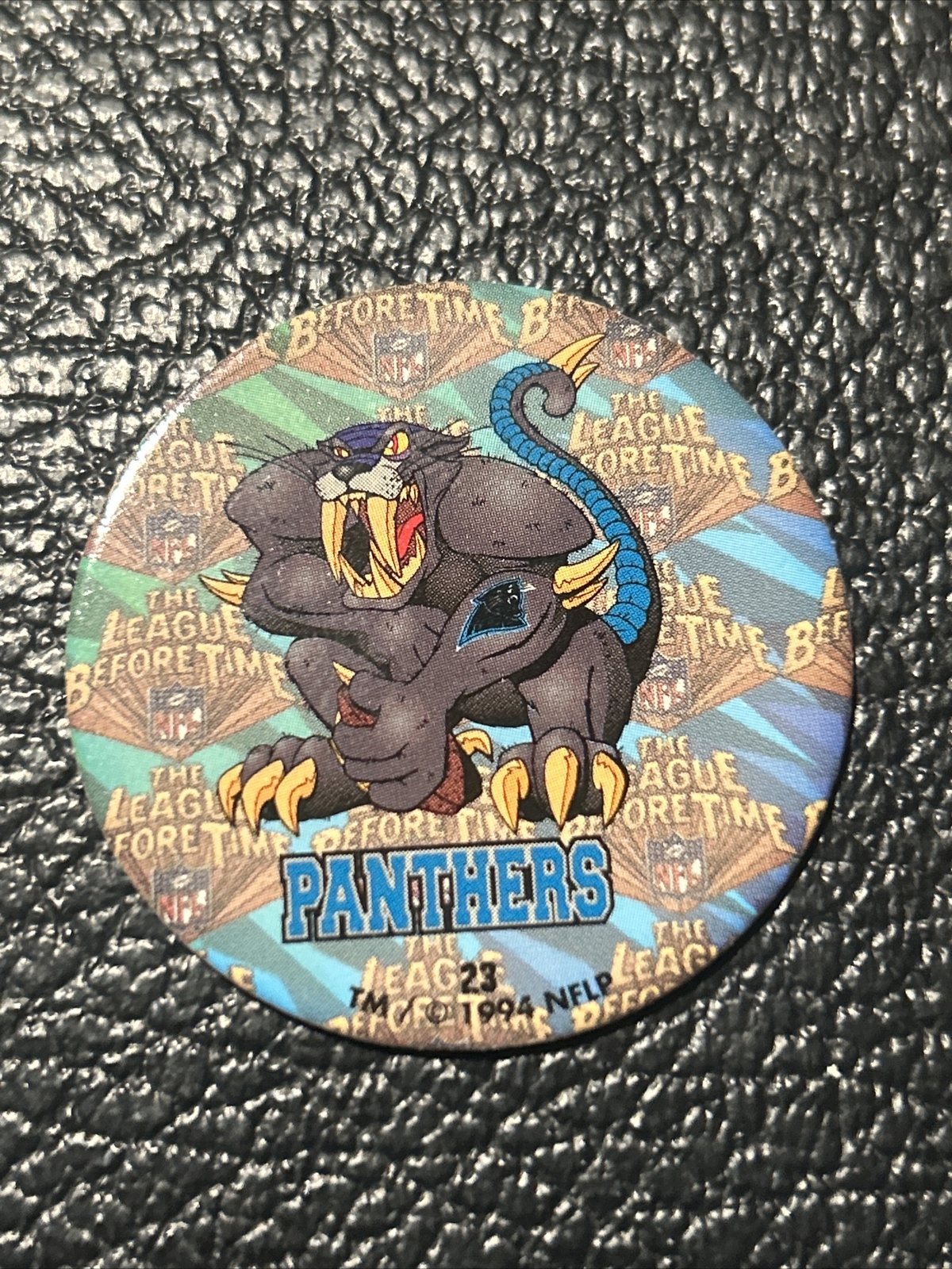 Vintage Pog - Carolina Panthers - RARE 1994 NFL Football Boink! Milk ...
