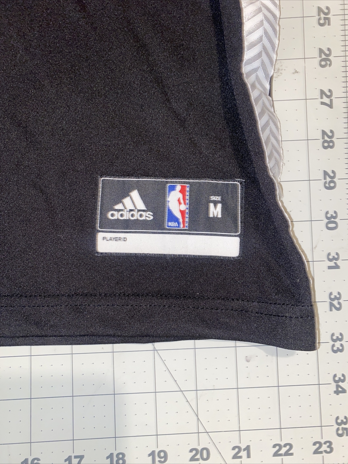 Adidas Blank BROOKLYN NETS Blk AUTHENTIC NBA Swingman JERSEY Men's ...
