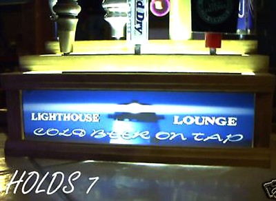(REMOTE CONTROL) LIGHTHOUSE LOUNGE 7 BEER tap handle display | eBay
