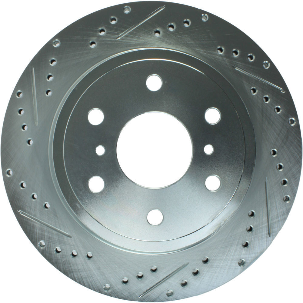 Disc Brake Rotor-Select Sport Drilled/Slotted Rotor Rear Right Stoptech ...